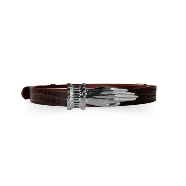 INDIGOLUSH Gilded Lure Hand Buckle Belt