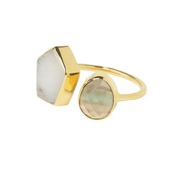 YAA YAA LONDON Colour Fusion Adjustable Ring