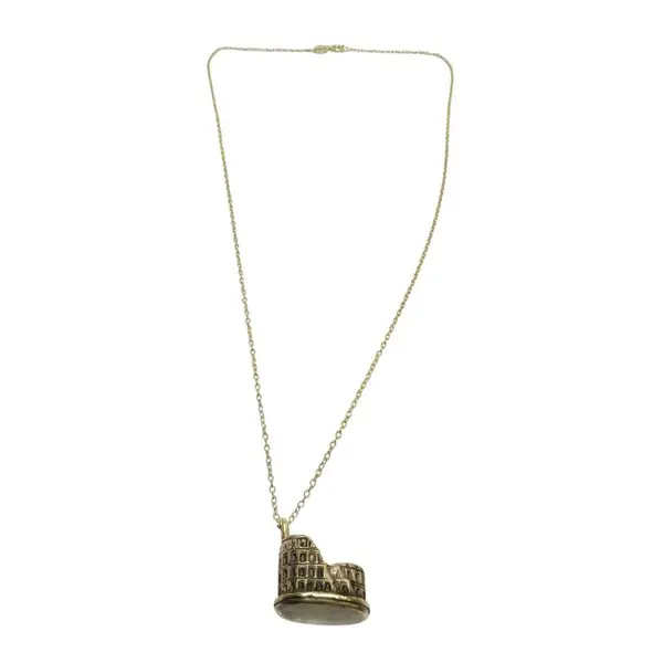TG-JEWELLERY BY TAMARA GERVASIO Colosseum Pendant Necklace - Gold/black/silver