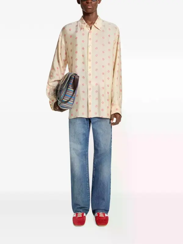 Dries Van Noten Loose Jacquard Shirt