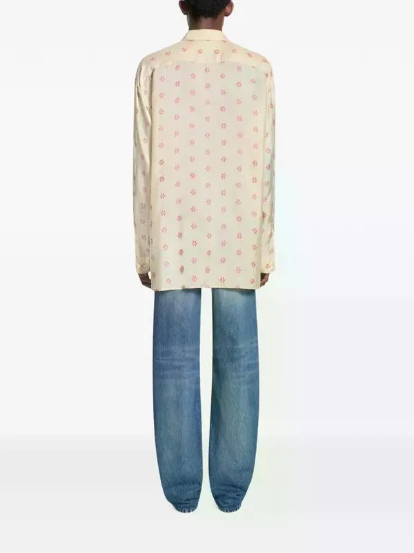 Dries Van Noten Loose Jacquard Shirt