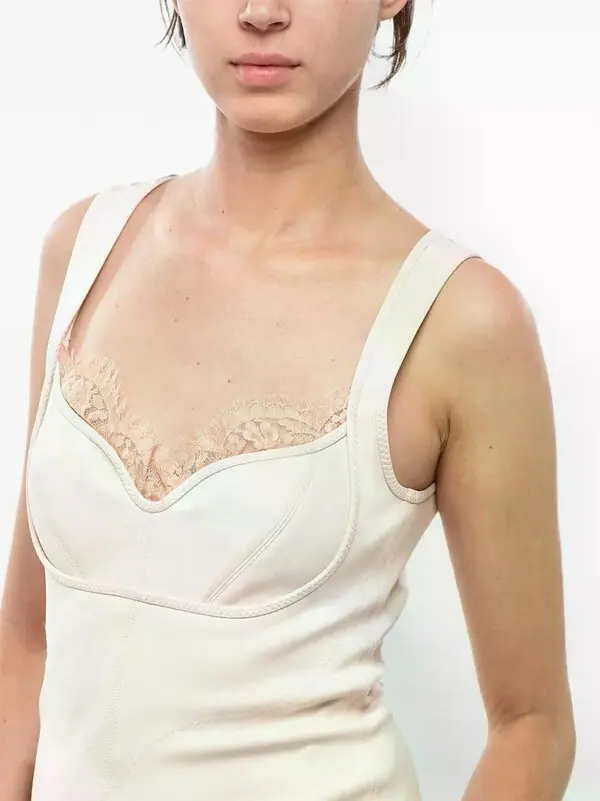 Stella McCartney Lace-trim A-line Mini Dress