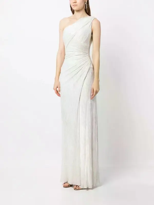Jenny Packham One-shoulder Sequin-embellished Dress