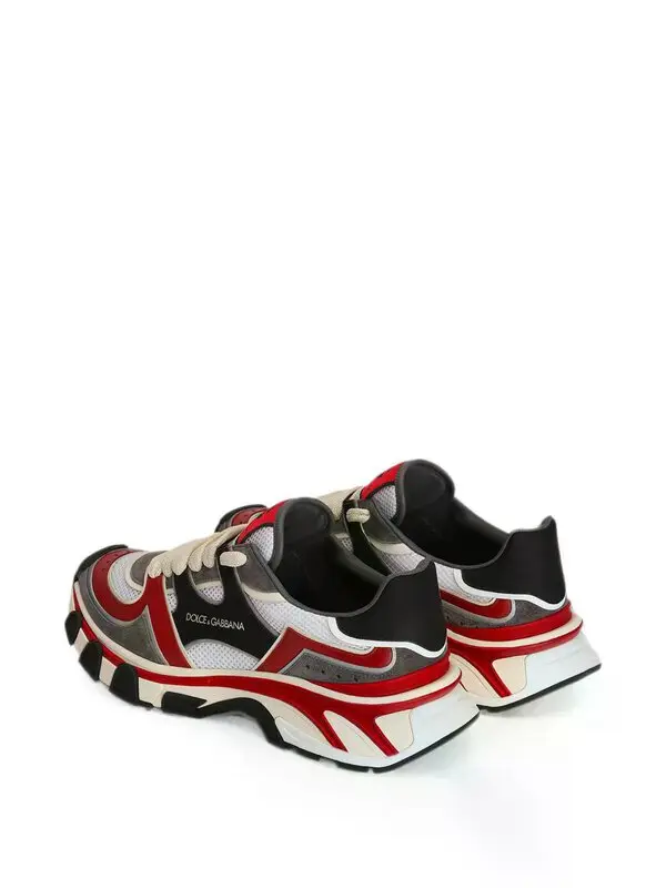Dolce & Gabbana Panelled Mesh Detail Low-top Sneakers