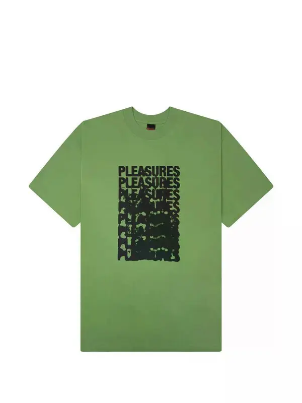 PLEASURES Immolate Logo-print T-shirt