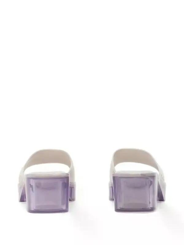 Melissa Translucent Block-heel Sandals