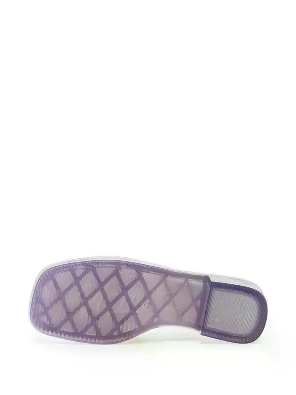 Melissa Translucent Block-heel Sandals