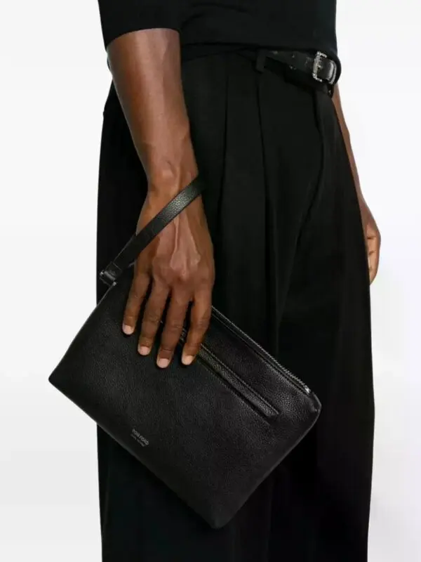 TOM FORD Grained Leather Clutch Bag