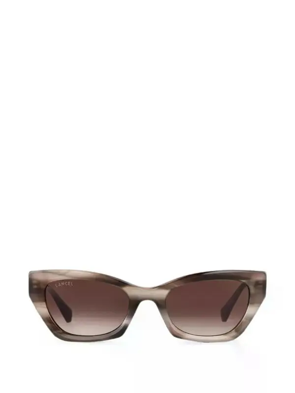 LANCEL Blanche Cat-eye Sunglasses - Brown