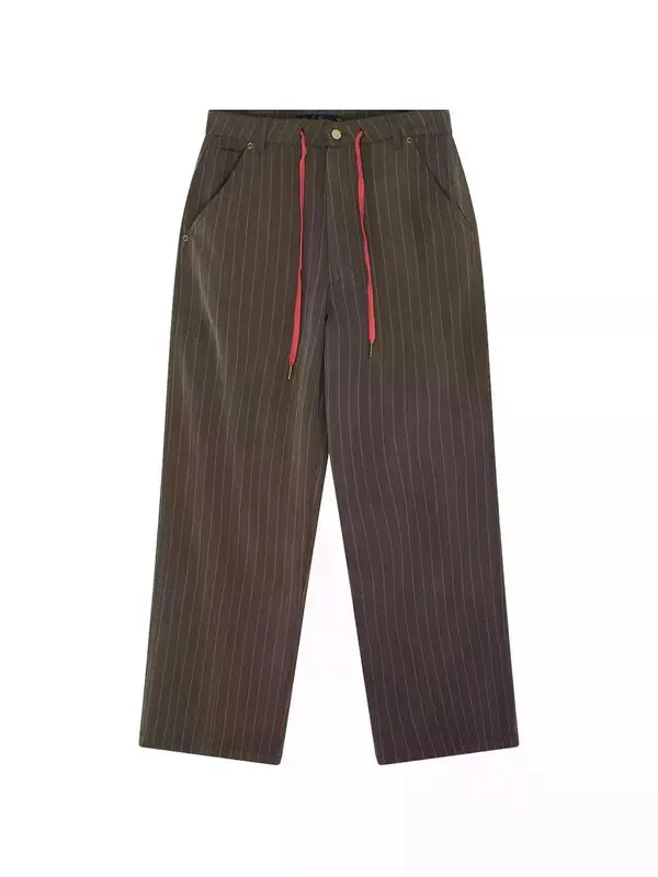 Deus Ex Machina Pinstriped Drawstring Waist Trousers