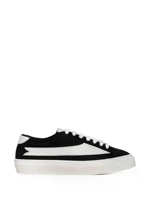 ROUGH. Rough Contrast-panel Lace-up Low-top Sneakers