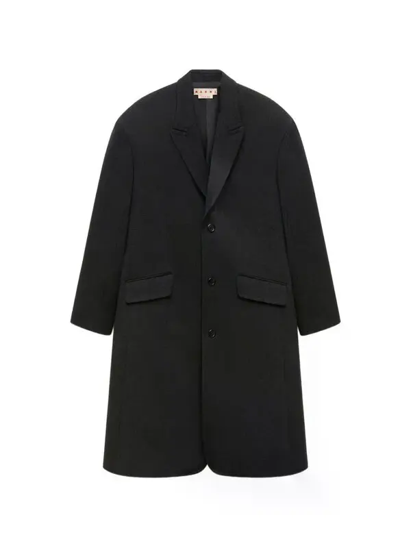 Marni Deep Tweed Oversized Coat