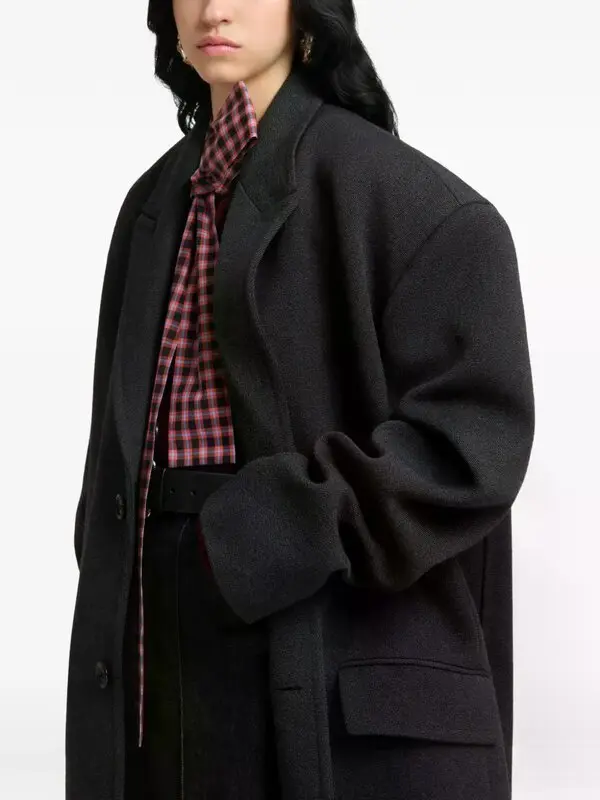 Marni Deep Tweed Oversized Coat