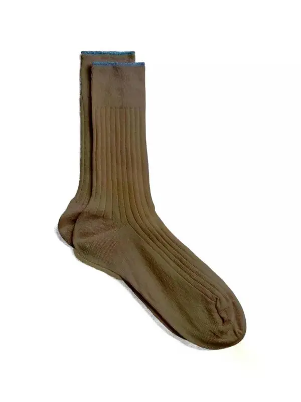 YAHAE Ribbed-knit Socks