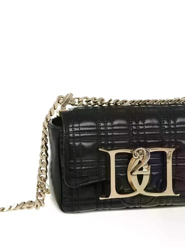 Dsquared2 Quilted Leather Shoulder Bag