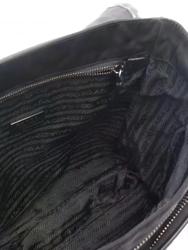 Prada 2000s Tessuto Buckle Shoulder Bag