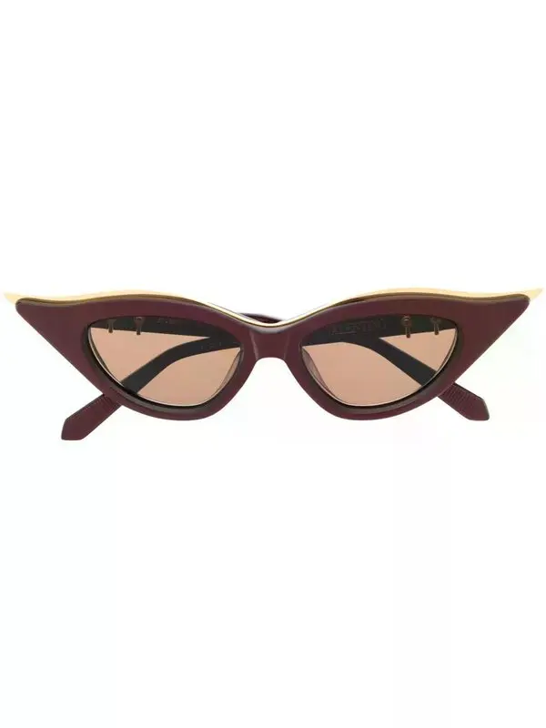 Valentino Garavani Cat Eye Sunglasses - Red