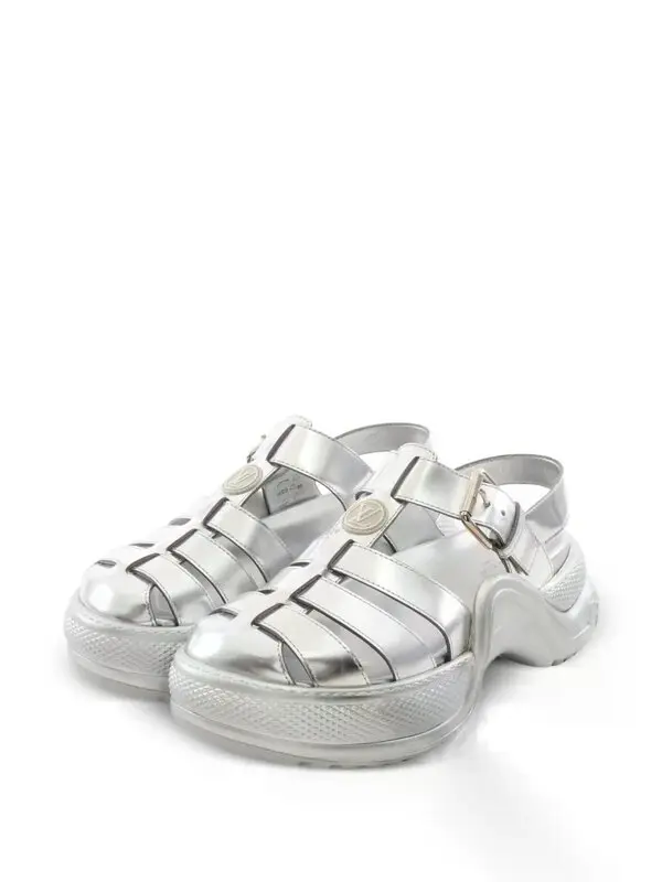 LOUIS VUITTON Arclight Line Sandals - Silver