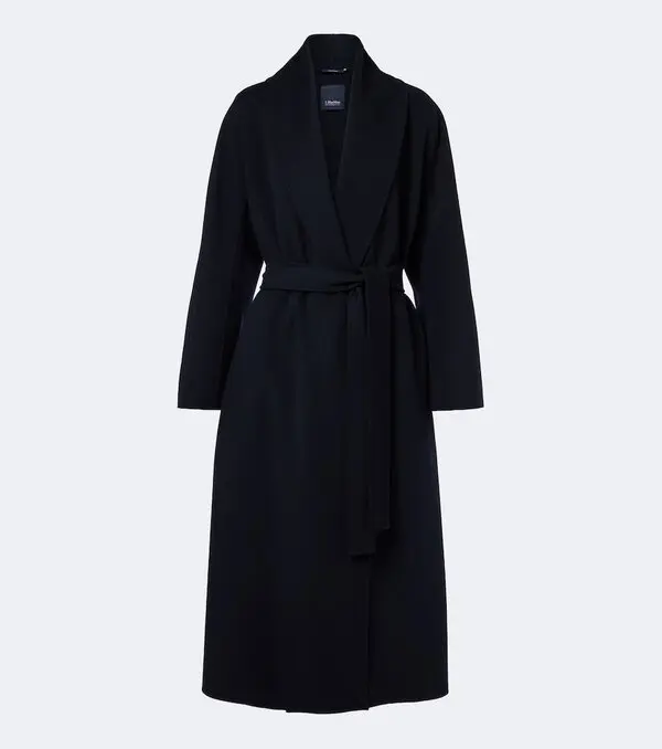 Max Mara Virgin Wool Wrap Coat