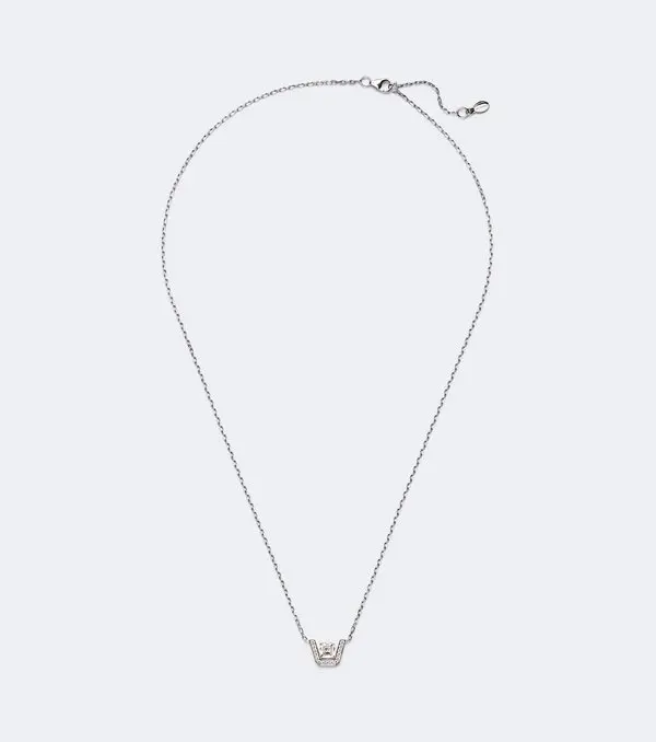 BUCHERER FINE JEWELLERY Skyline 18kt White Gold Necklace With Diamonds - Silver