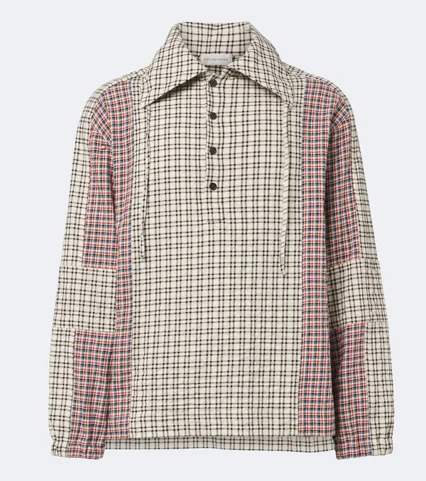 Dries Van Noten Checked Cotton Shirt