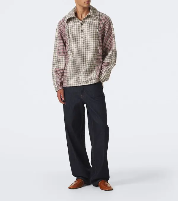 Dries Van Noten Checked Cotton Shirt