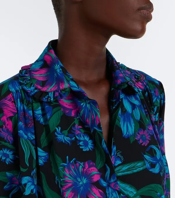 Gucci Flora Silk Shirt