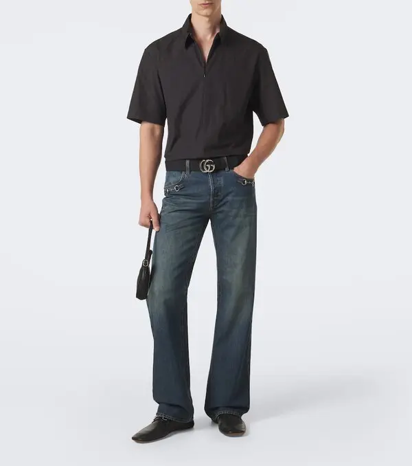 Gucci Gg Cotton Poplin Shirt