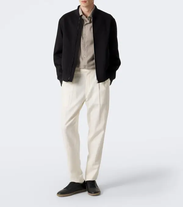 Zegna Cotton And Cashmere Shirt