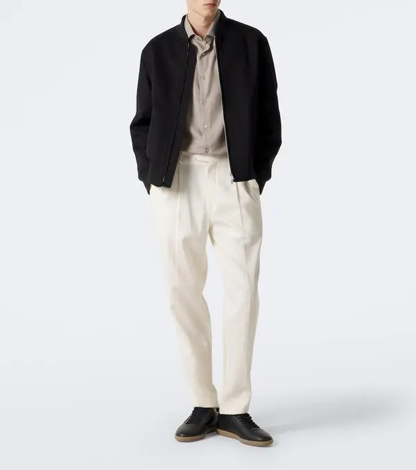 Zegna 232 Leather Sneakers