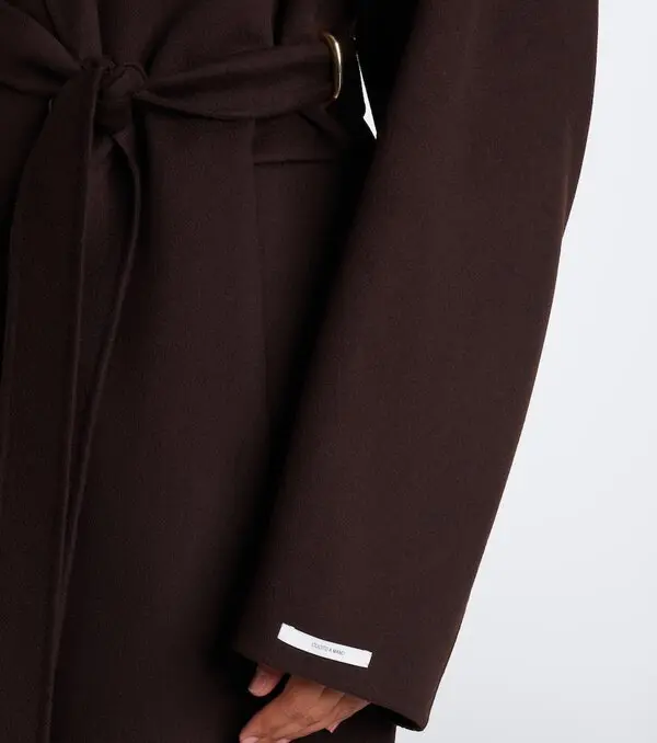 Sportmax Belted Virgin Wool Coat
