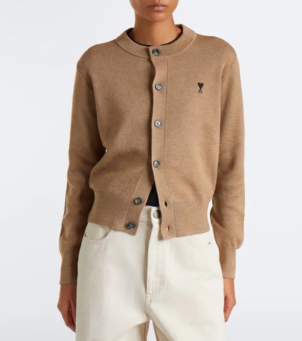 AMI Paris Wool Cardigan