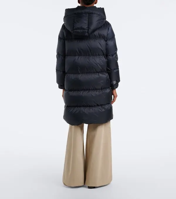 Max Mara The Cube Hooded Quilted Down Coat