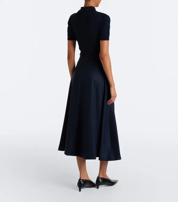 Max Mara Wool Midi Skirt