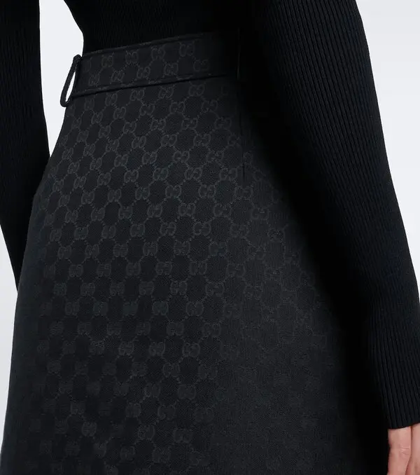 Gucci Gg Midi Skirt