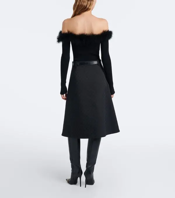 Gucci Gg Midi Skirt
