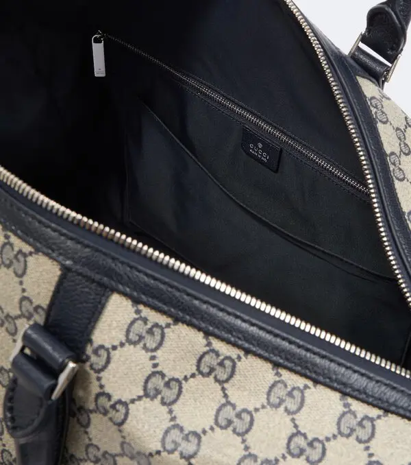 Gucci Essence Medium Gg Canvas Duffle Bag