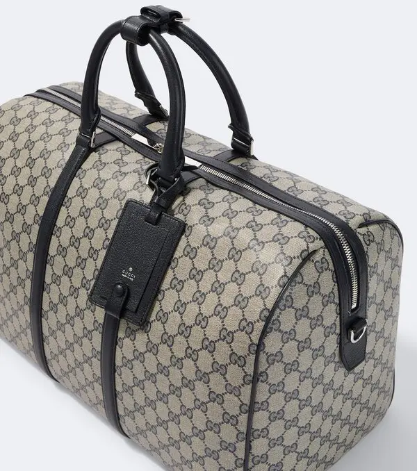 Gucci Essence Medium Gg Canvas Duffle Bag