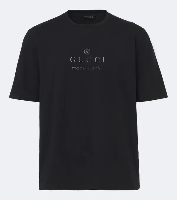 Gucci Printed Cotton-blend Jersey T-shirt