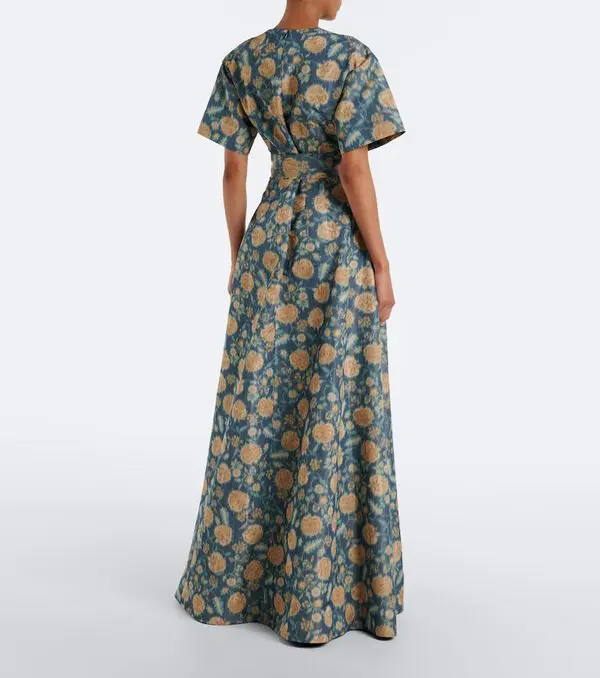MARKARIAN Margaretta Belted Floral Gown