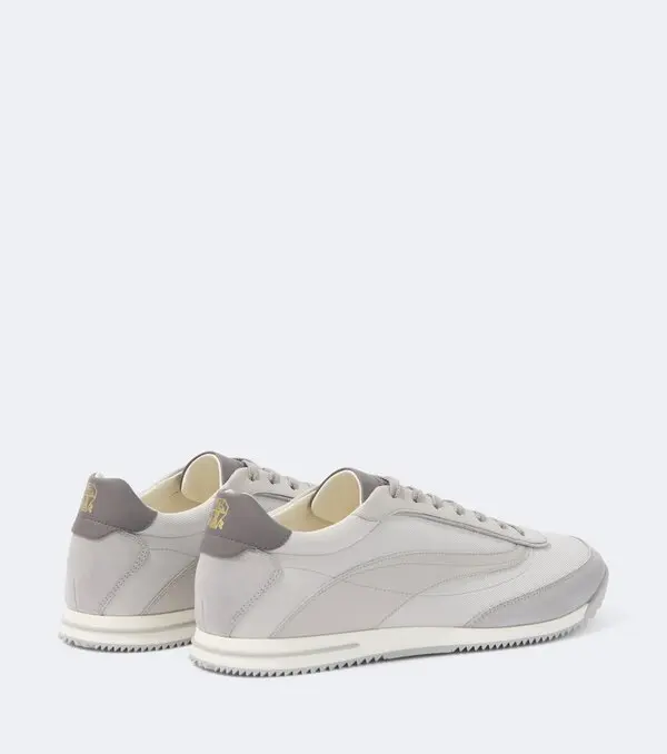 Brunello Cucinelli Leather-trimmed Sneakers