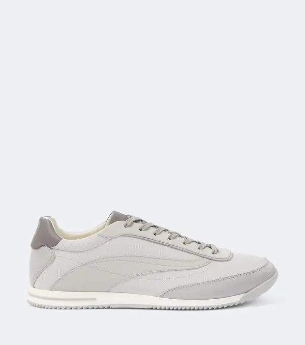 Brunello Cucinelli Leather-trimmed Sneakers