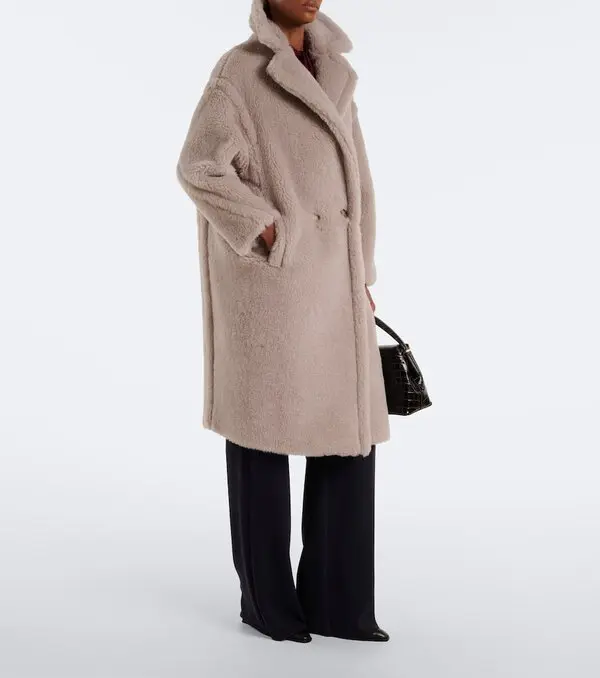 Max Mara Alpaca, Wool, And Silk Teddy Coat