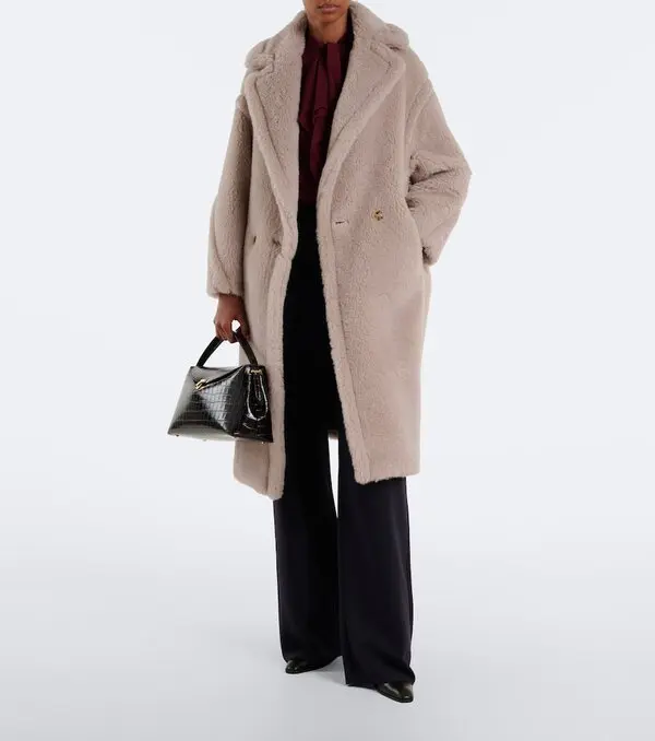 Max Mara Alpaca, Wool, And Silk Teddy Coat
