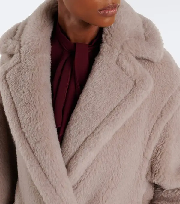 Max Mara Alpaca, Wool, And Silk Teddy Coat
