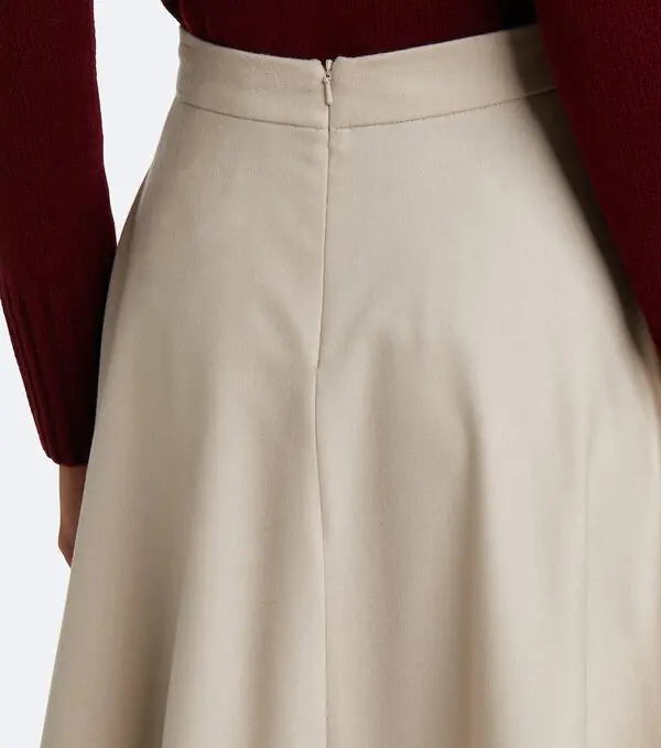 Max Mara Wool Midi Skirt