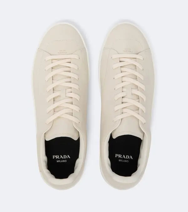 Prada Court Leather Sneakers