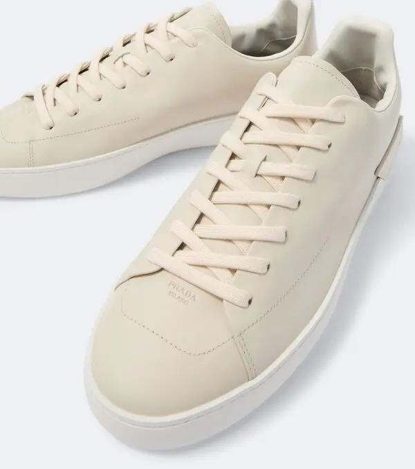 Prada Court Leather Sneakers