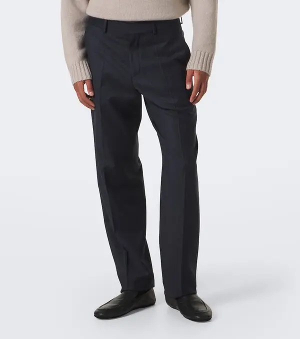 Agnona Wool Straight Pants