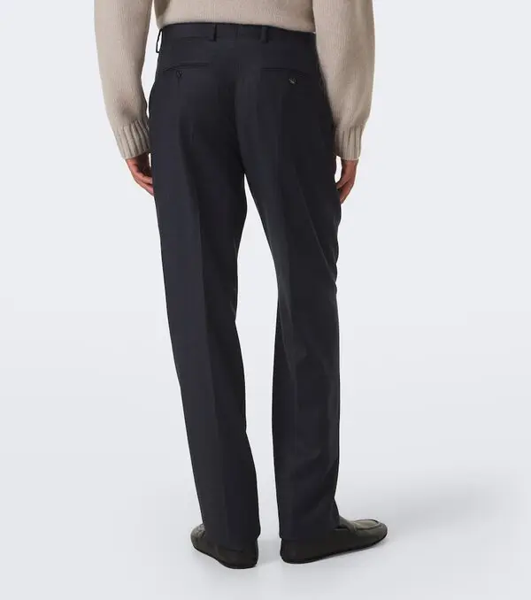 Agnona Wool Straight Pants